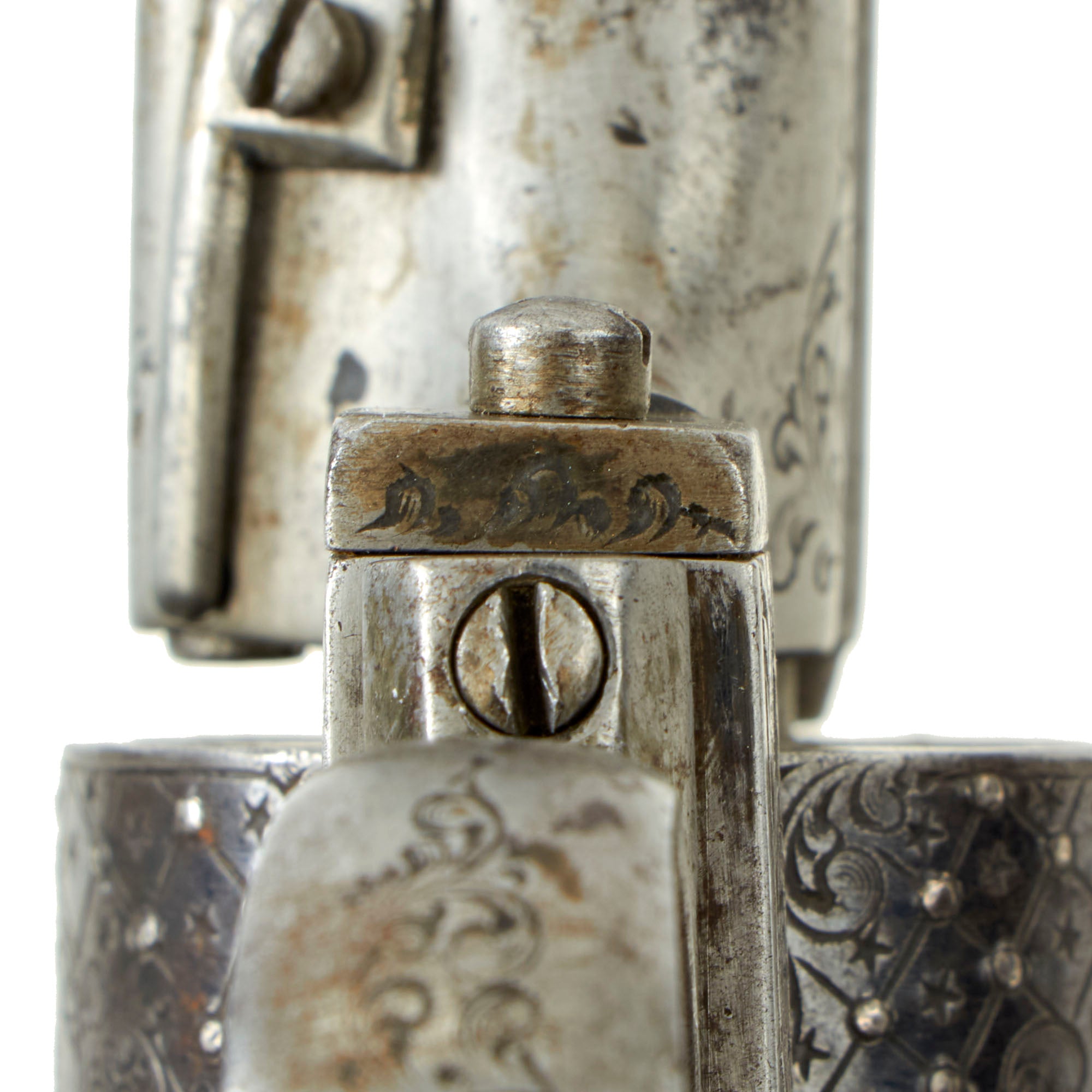 Original U.S. Civil War Era Belgian 9mm Pinfire Double Action Revolver ...