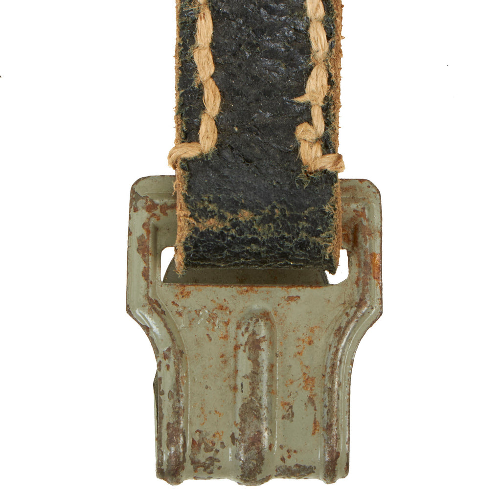 Original German WWII 1943 Dated Waffen SS Marked Leather Combat Suspen ...