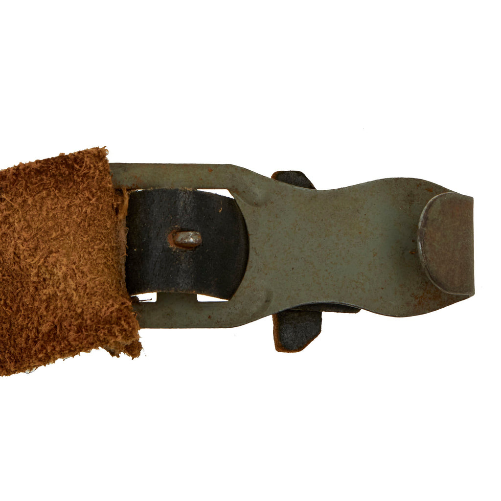 Original German WWII Lightweight (Mounted) Leather Combat Suspender Y ...