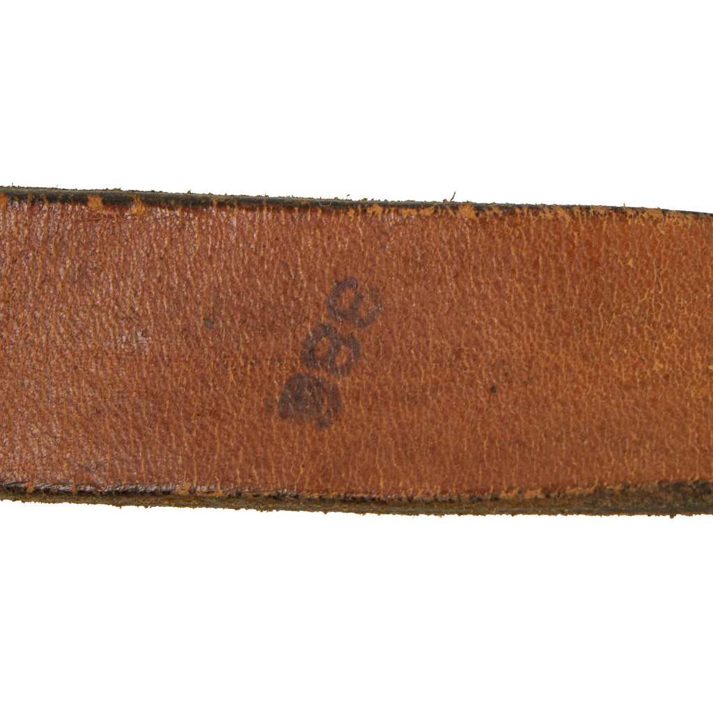 Original German WWII Lightweight (Mounted) Leather Combat Suspender Y ...
