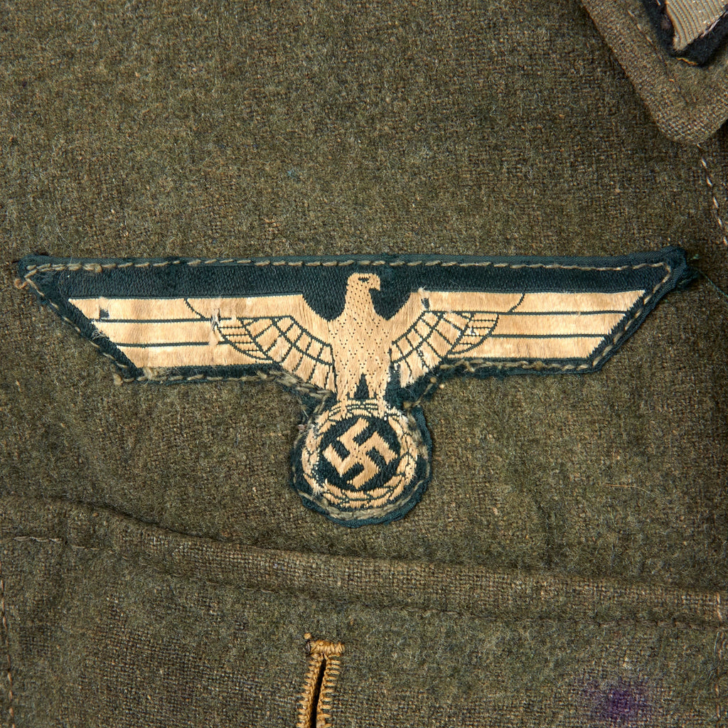 Original German WWII Heer Army Artillery Enlisted Man's M40 Combat Tun ...