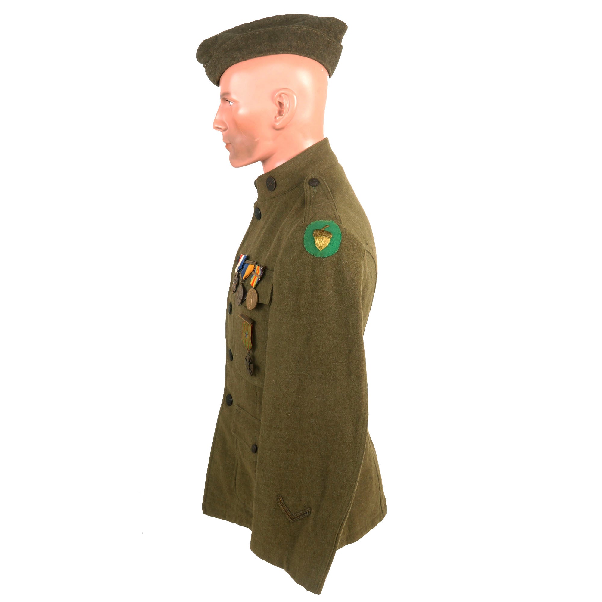 Original U.S. WWI Named 87th Division Uniform & Medal Group with Print ...