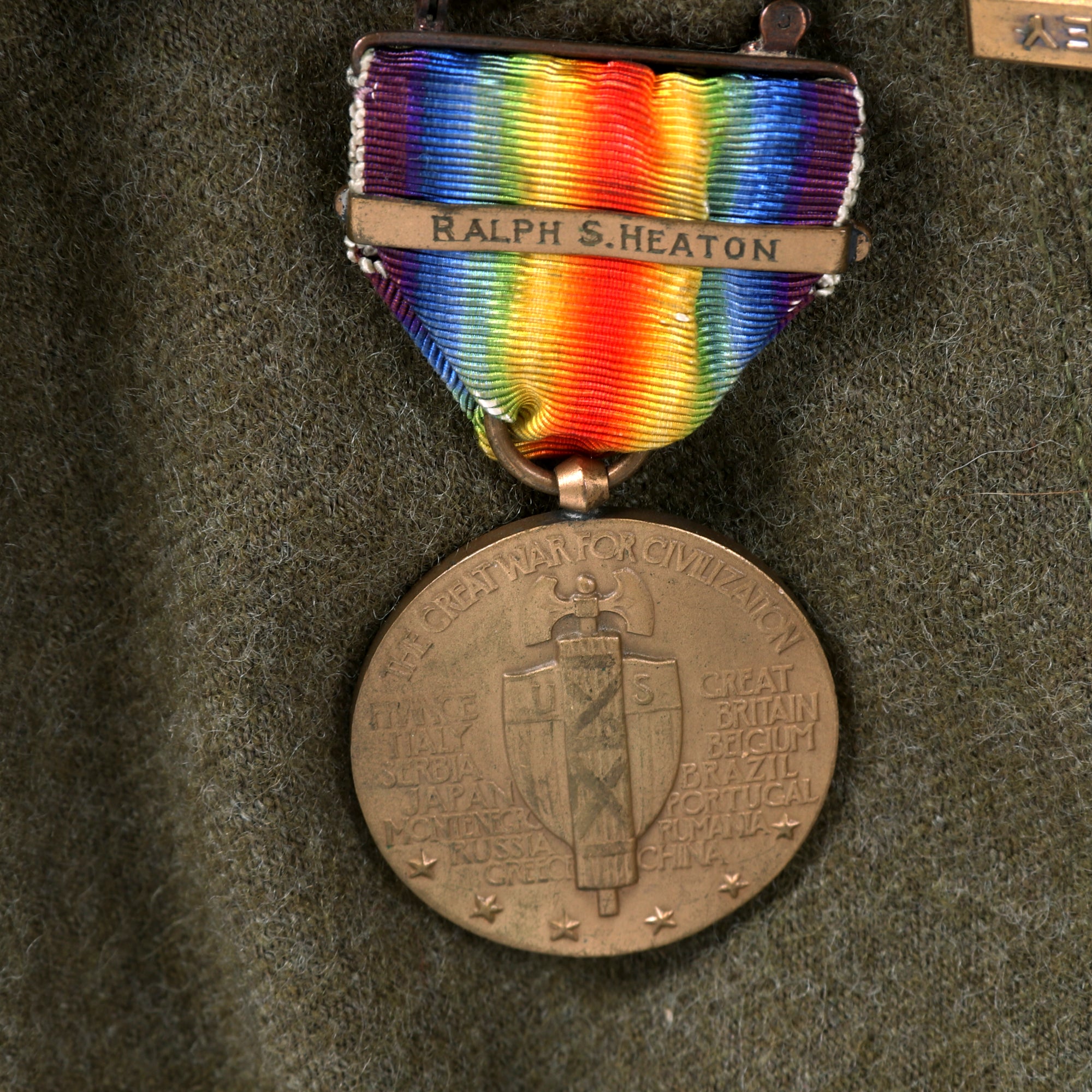 Original U.S. WWI Named 87th Division Uniform & Medal Group with Print ...