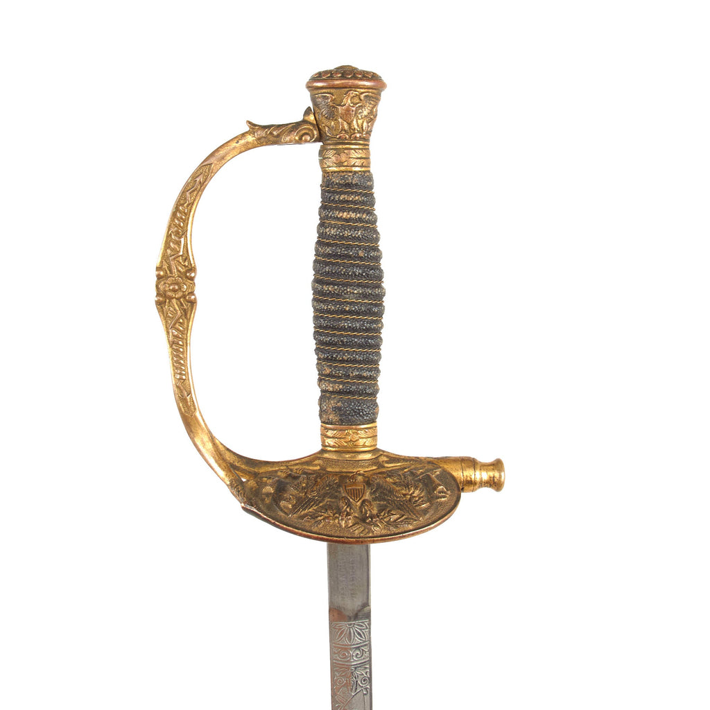 Original U.S. Indian Wars Model 1860 Army Staff & Field Officer Sword ...