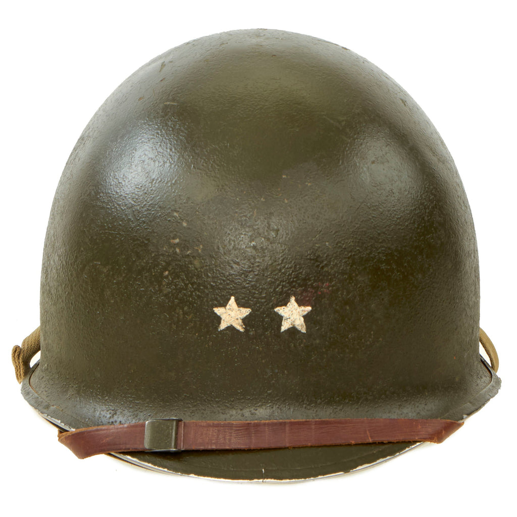Original U.S. WWII Major General Rank Painted 1943 M1 McCord Front Sea ...