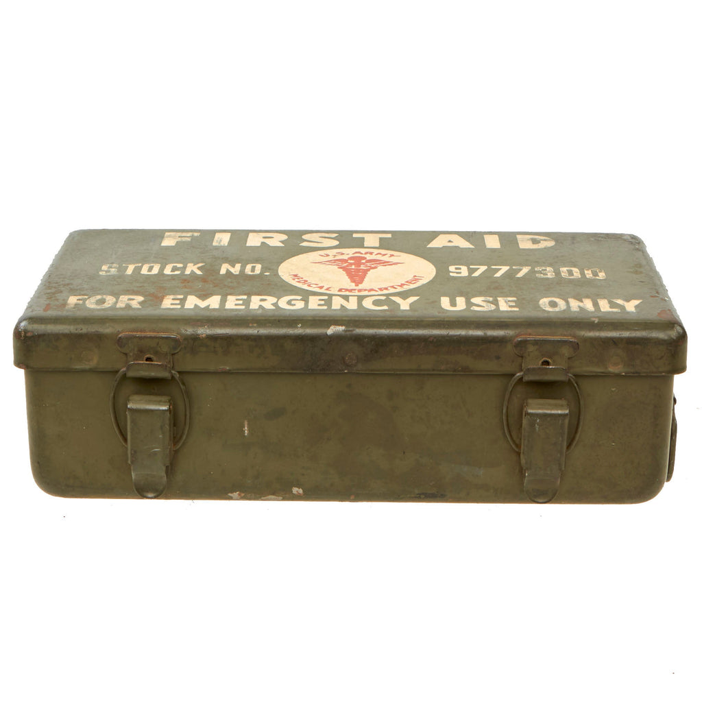 Original U.S WWII Jeep Emergency First Aid Kit 12 Unit - Complete ...