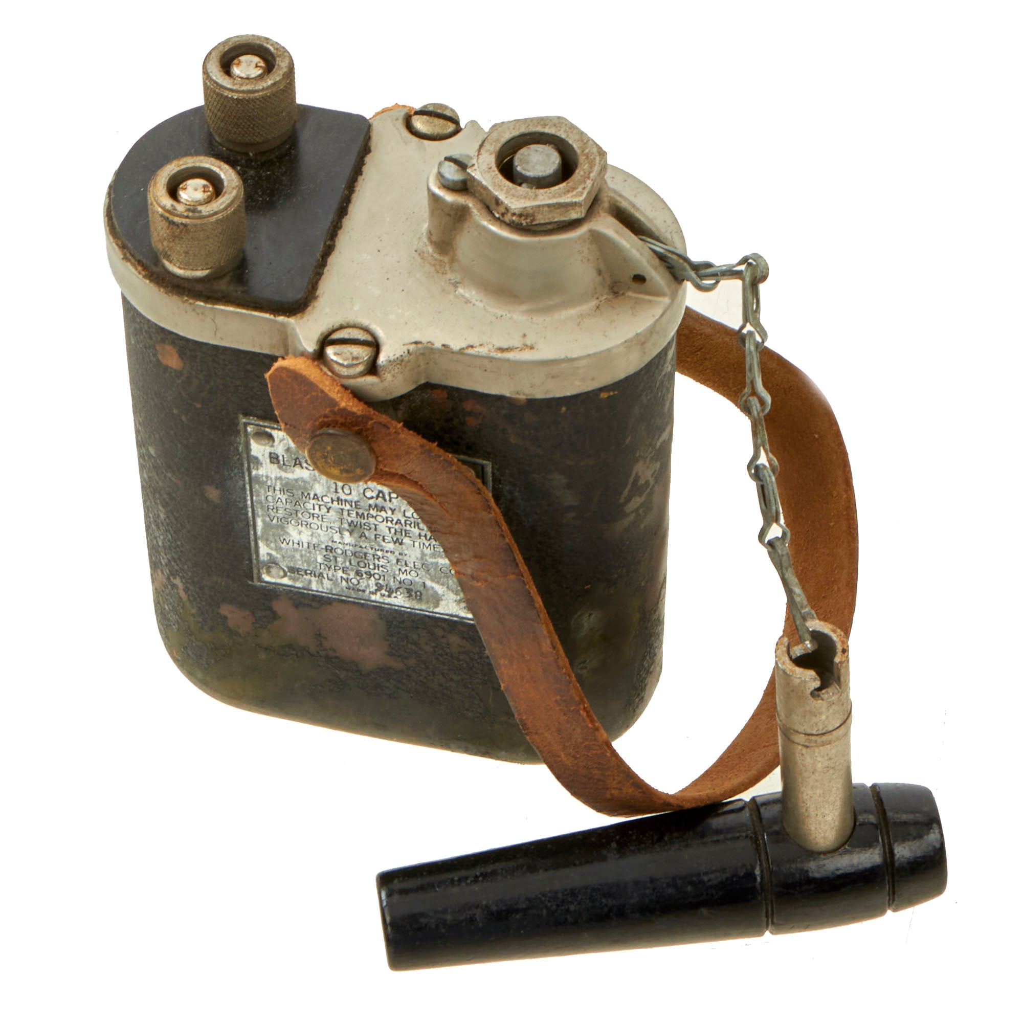 Original U.S. WWII D-Day Army Type 6901 10 Cap Blasting Machine by Whi ...