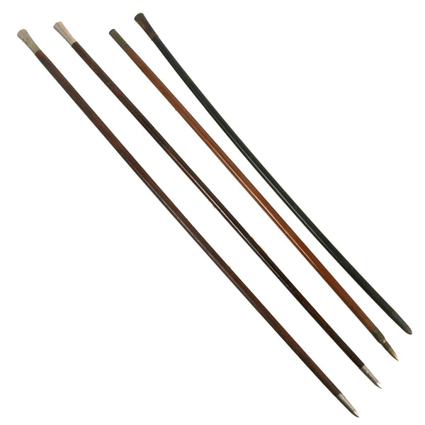 Original U.S. WWI Lot of Four (4) Officers’ Swagger Sticks Made from B ...