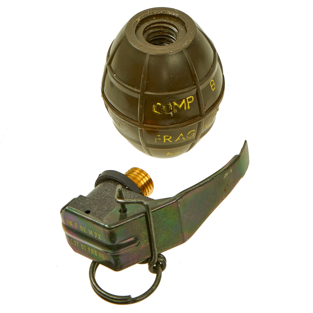 Original Belgian Cold War Era Inert Mecar M72 Fragmentation Hand Grena ...