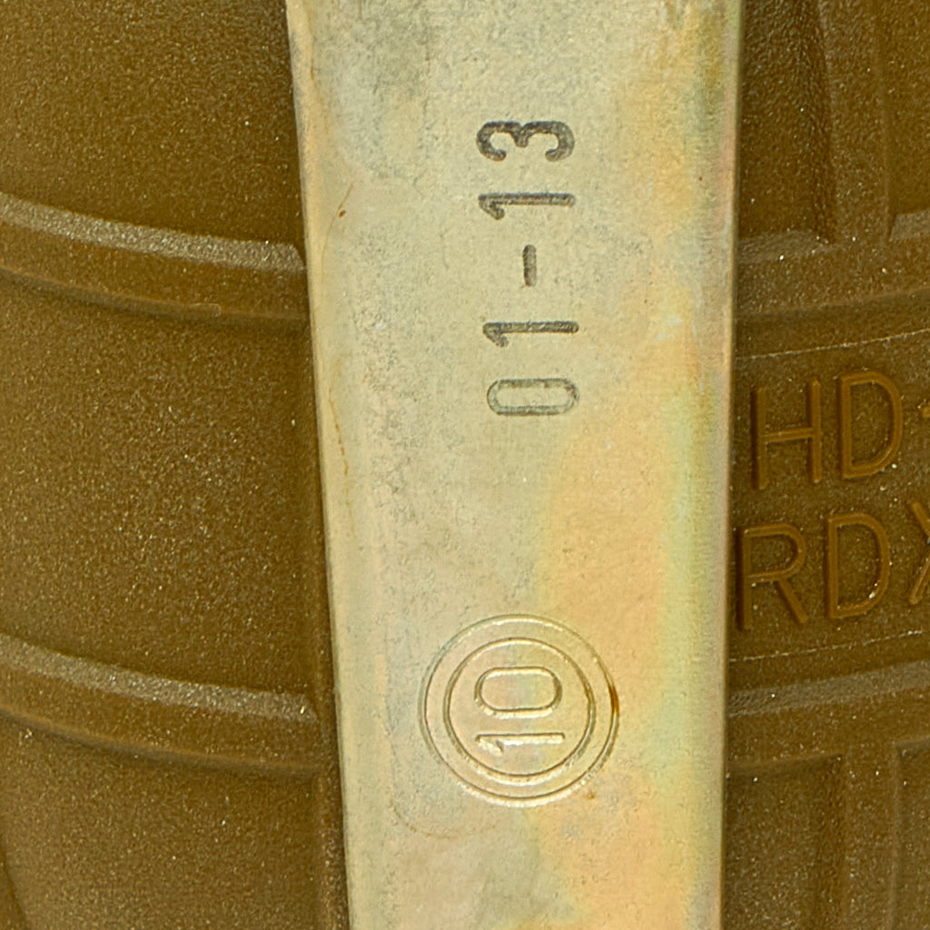 Original Bulgarian Inert GHD-2 Hand Grenade With Fuse and Plastic Tran ...