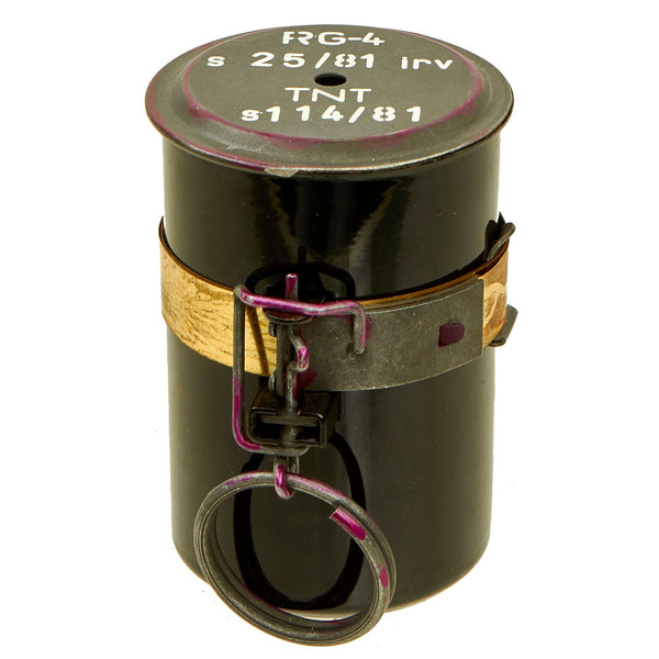 Original Soviet Cold War Era Czech Republic Inert RG-4 Offensive Impac ...