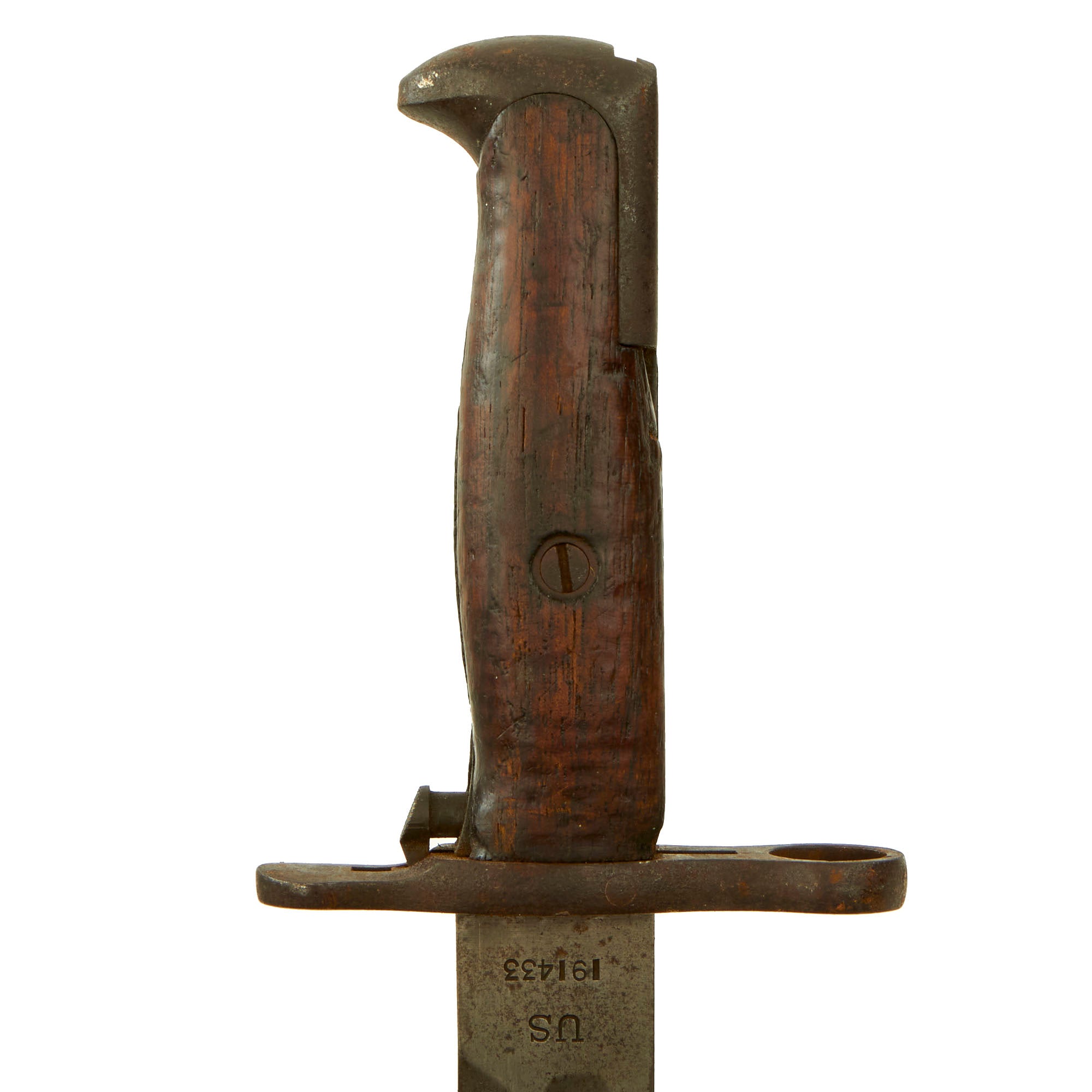 Original U.S. WWI & WWII M1905 Springfield 16" Rifle Bayonet marked S. – International Military ...