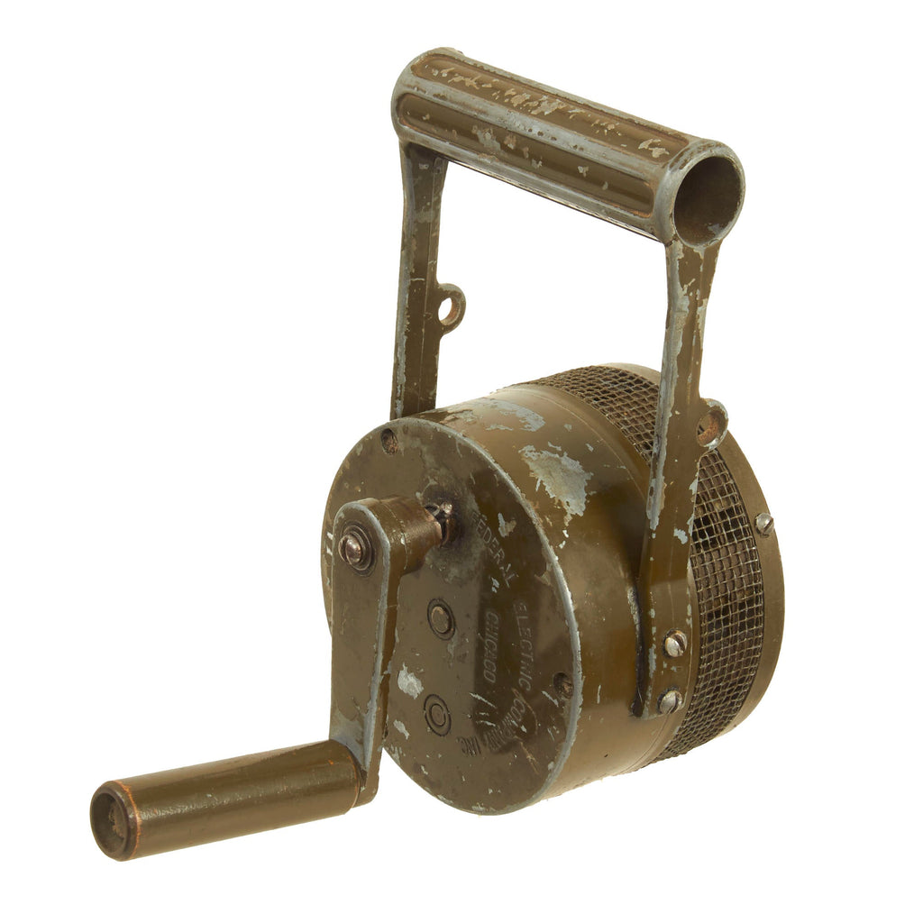 Original U.S. WWII Hand Held Air Raid Siren by Federal Electric Compan ...
