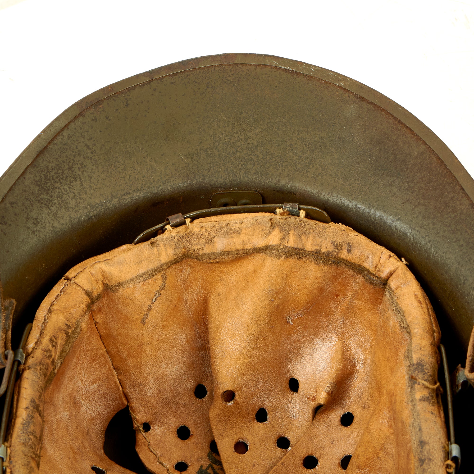 Original French WWII Model 1926 Adrian Infantry Helmet with 54cm Liner ...