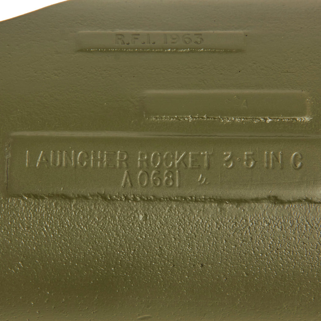 Original U.S. M20 A1 B1 3.5 Inch Super Bazooka Inert Rocket Launcher w ...