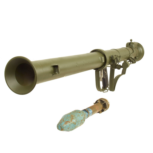 Original U.S. M20 A1 B1 3.5 Inch Super Bazooka Inert Rocket Launcher w ...