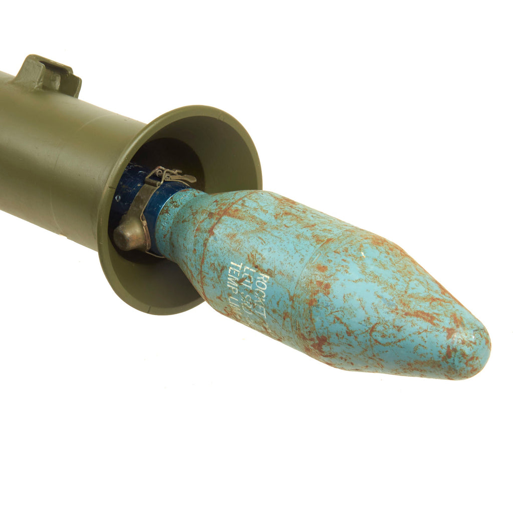 Original U.S. M20 A1 B1 3.5 Inch Super Bazooka Inert Rocket Launcher w ...