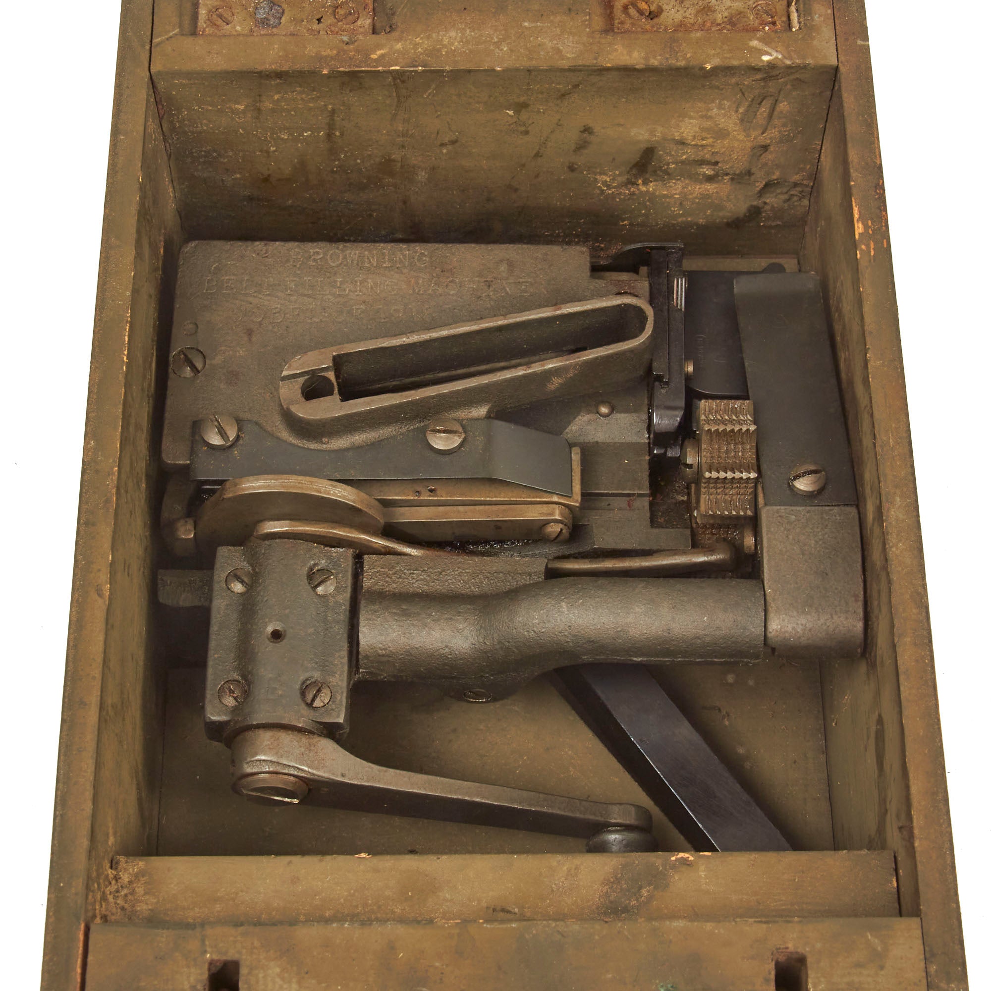 Original U.S. WWII Browning Model 1918 Belt Filling Machine Loader wit ...