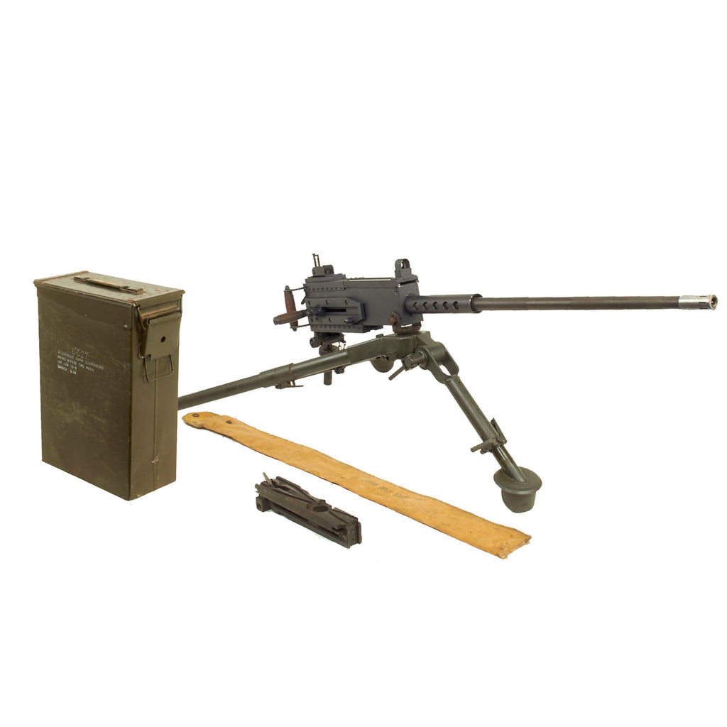 Original U.S. WWII Type M2 Browning .50 Caliber “Ma Deuce” Display Mac ...