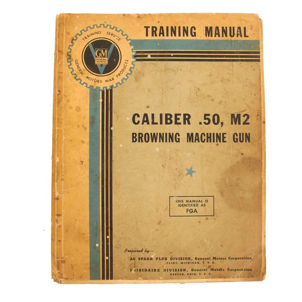Original U.S. WWII Type M2 Browning .50 Caliber “Ma Deuce” Display Mac ...