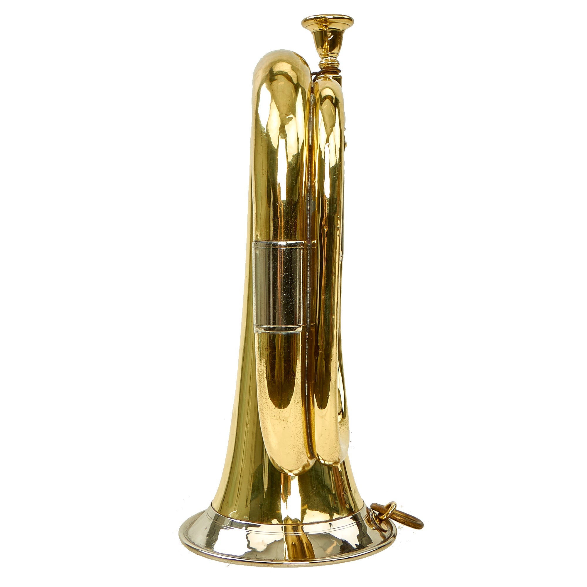 Original Imperial German WWI 1913 dated Military Bugle in C Bearing Pr ...