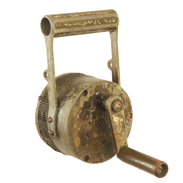 Original U.S. WWII Hand Held Air Raid Siren by Federal Electric Compan ...