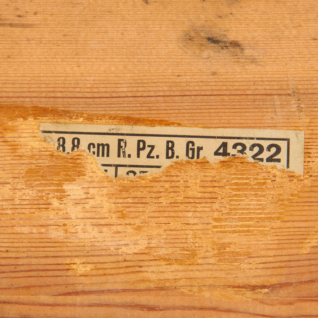 Original German WWII Panzerschreck RPzB 54 8.8cm Anti-Tank Rocket Crat ...