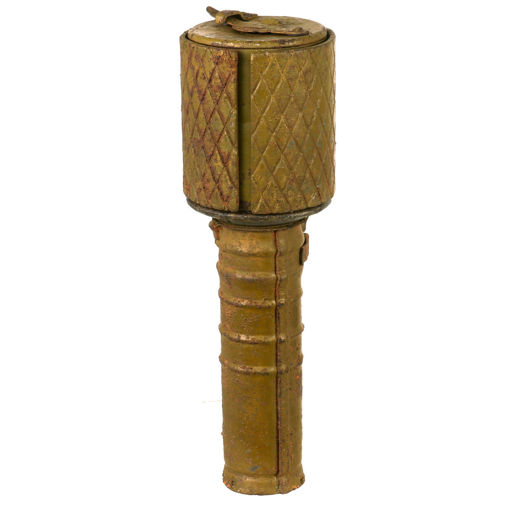 Original Soviet WWII RGD-33 Inert Stick Grenade with Fragmentation Sle ...
