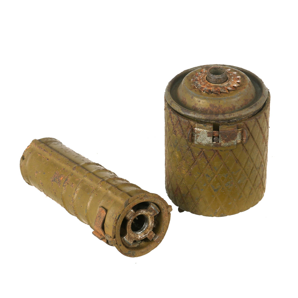 Original Soviet WWII RGD-33 Inert Stick Grenade with Fragmentation Sle ...