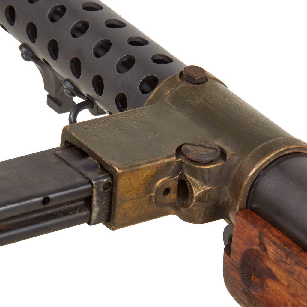 Original British WWII Lanchester MK.I* Display Submachine Gun SMG with ...