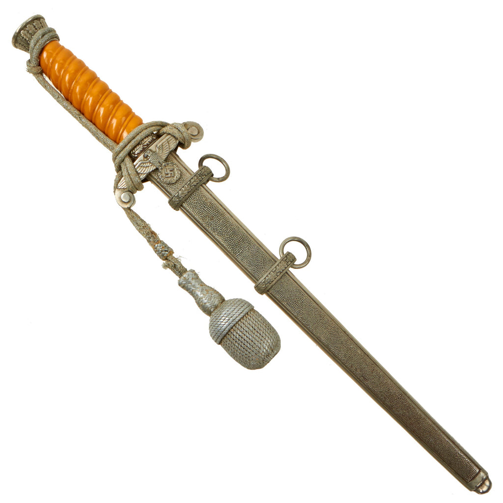 Original WWII German Army Heer Officer Dagger by Richard Abr. Herder o ...