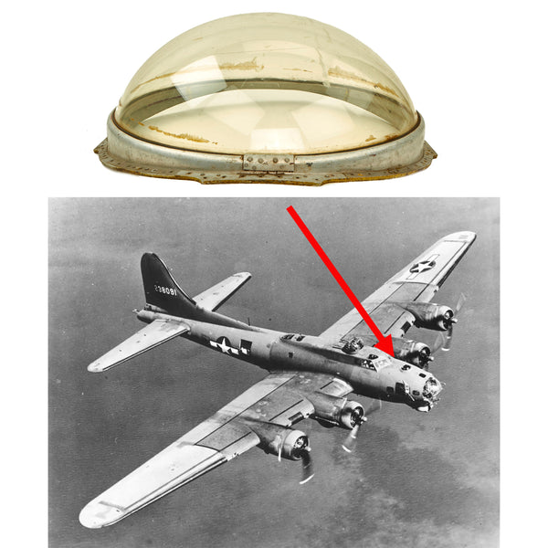 Original U.S. WWII Boeing B-17 Flying Fortress Navigator Astrodome ...