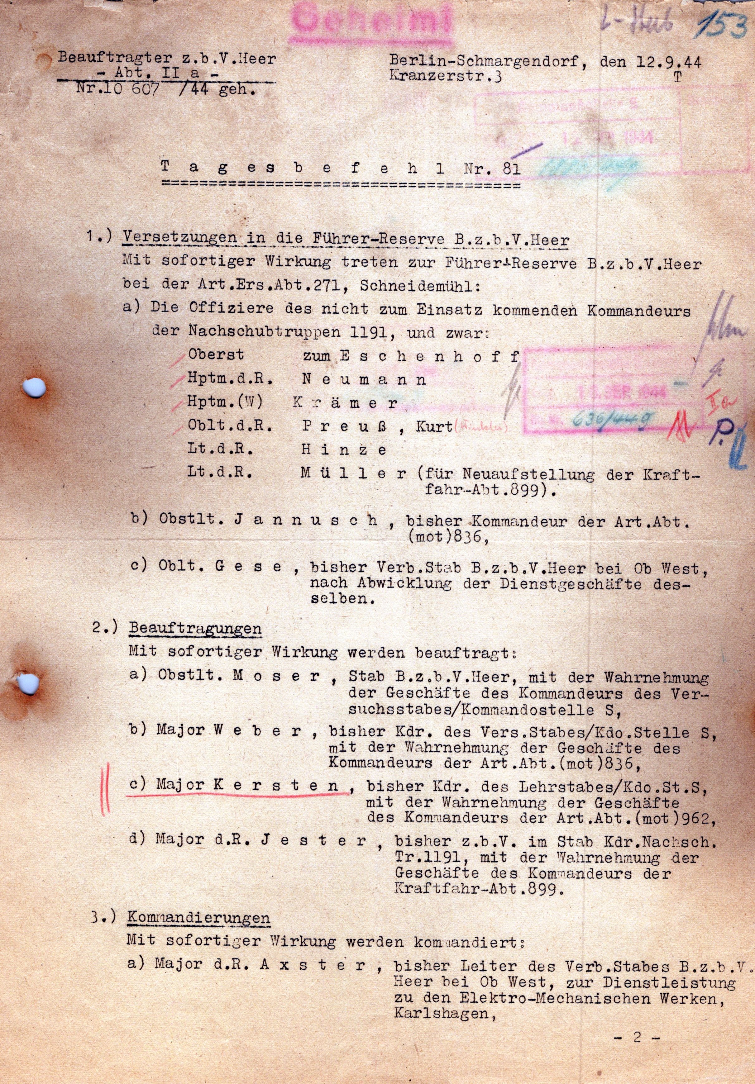 Original German WWII V-2 Rocket Documents Archive Some From Peenemunde ...