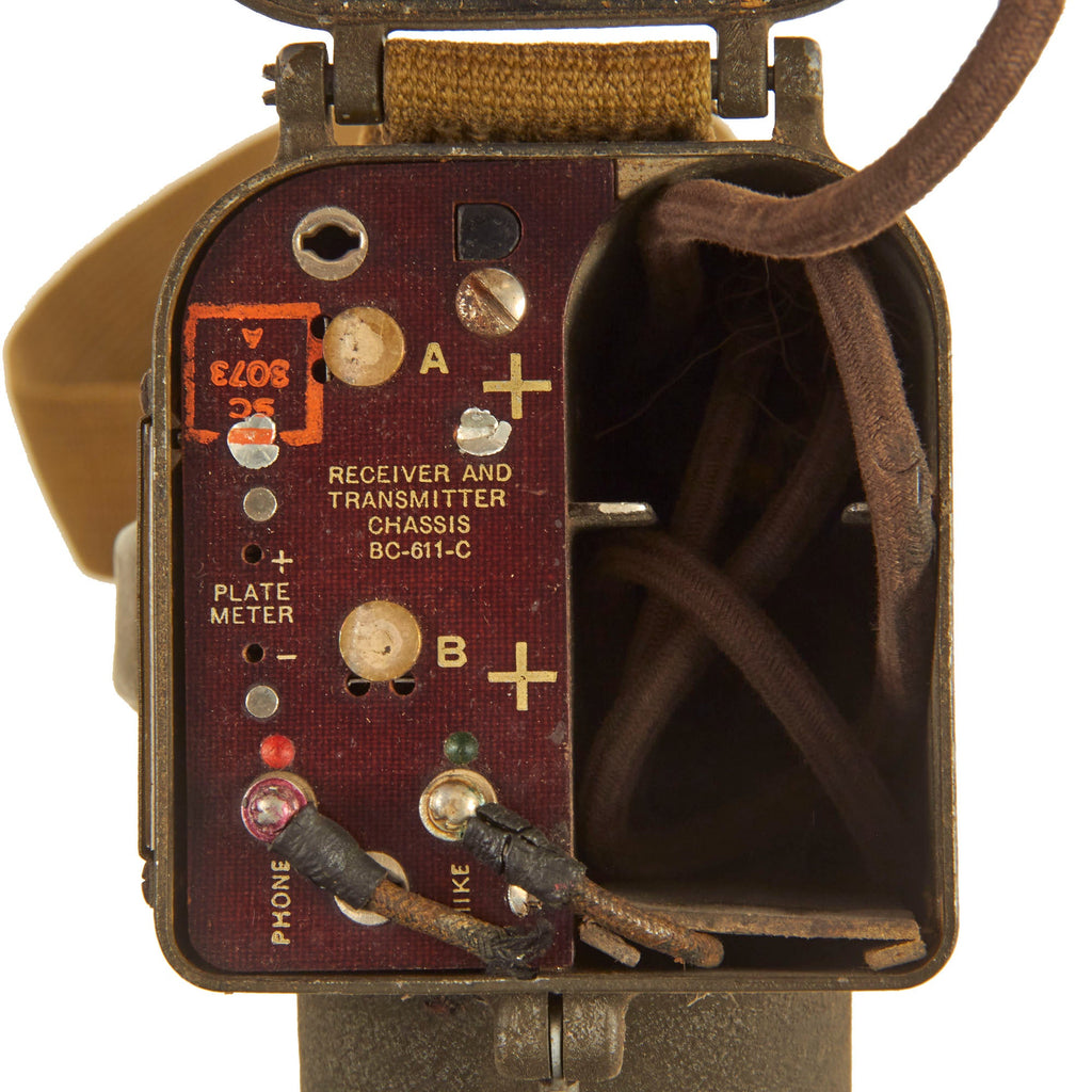 Original U.S. WWII Paratrooper Handie Talkie SCR-536 Radio with CS-156 ...