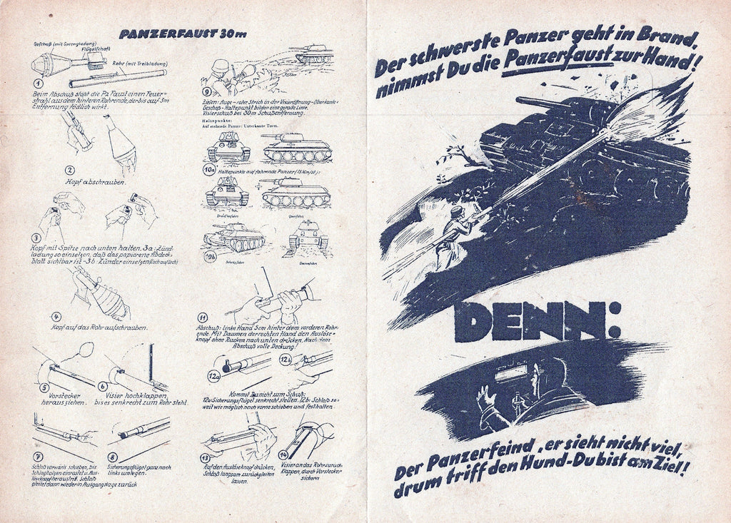 Original German WWII Rare Excellent Condition Panzerfaust Storage and ...