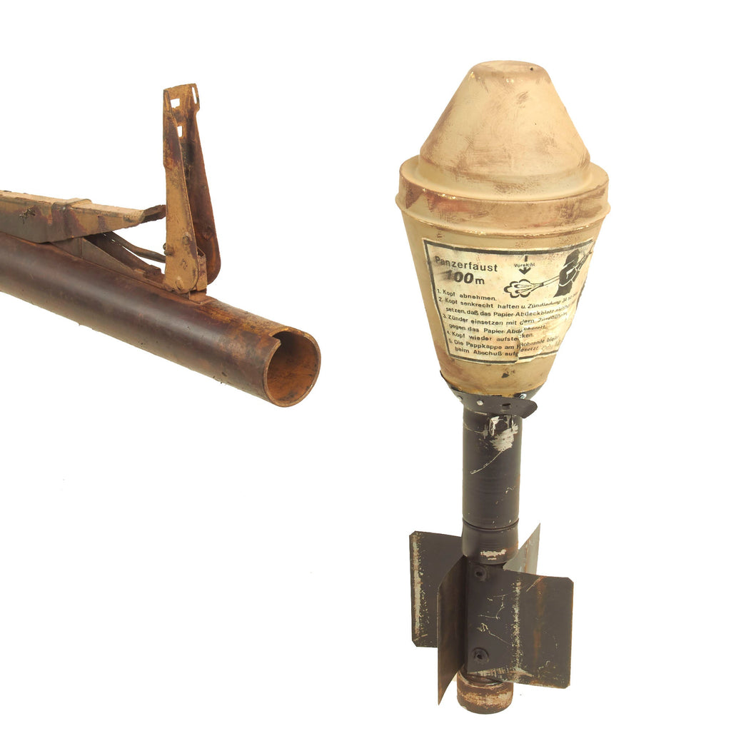 Original German WWII Panzerfaust 60 Anti-Tank Rocket Launcher with Age ...
