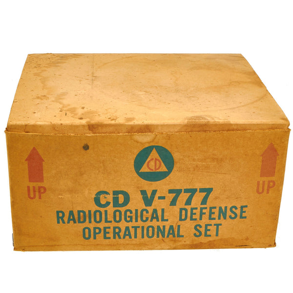 Original U.S. Cold War Civil Defense CD V-777-1 Shelter Radiation Kit ...