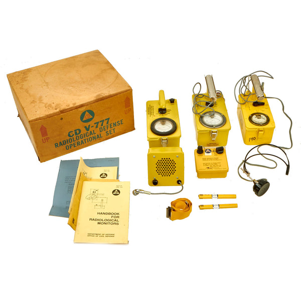 Original U.S. Cold War Civil Defense CD V-777-1 Shelter Radiation Kit ...