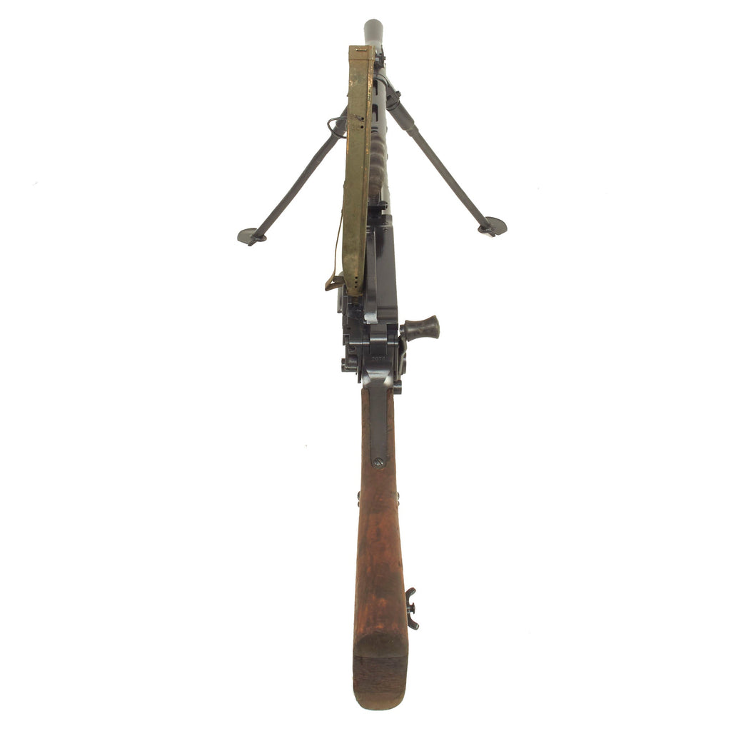 Original WWII Danish Madsen Display Light Machine Gun with Magazine Po ...
