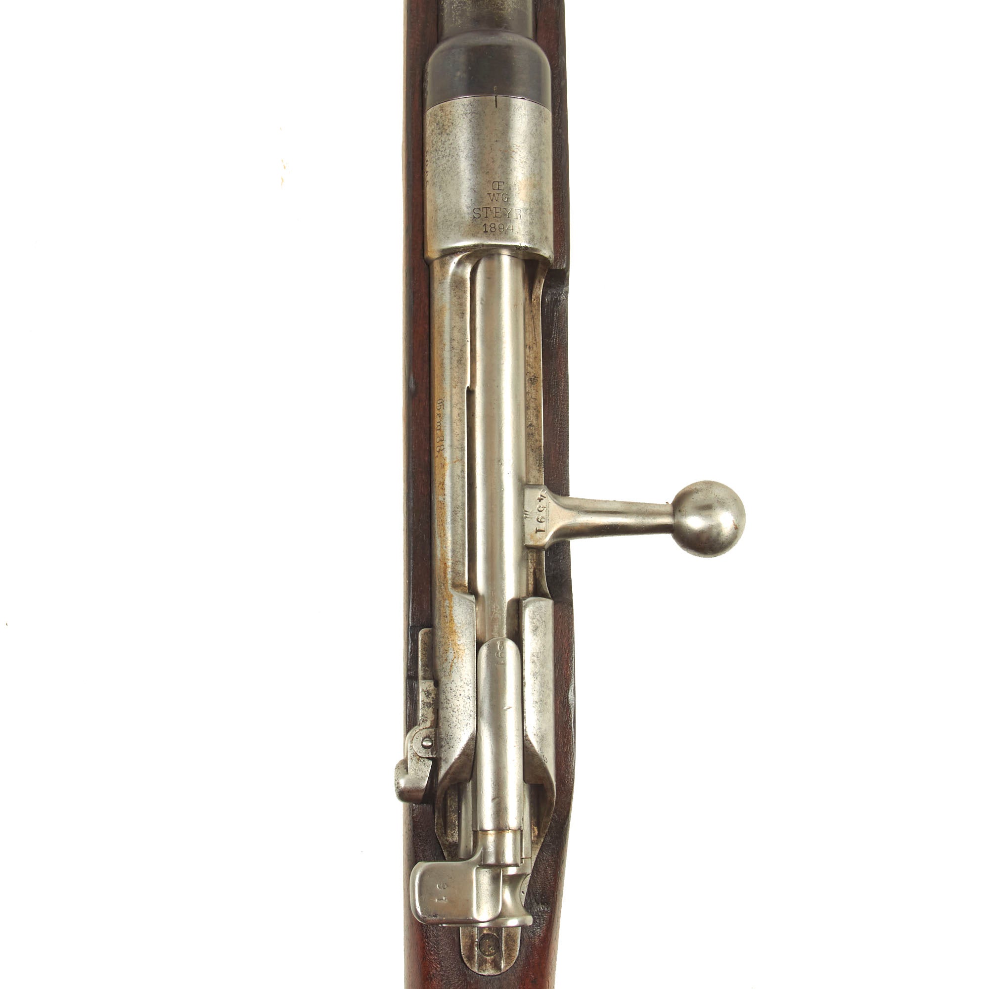 Original German Pre-WWI Gewehr 1888 Commission Rifle by ŒWG Steyr Seri ...