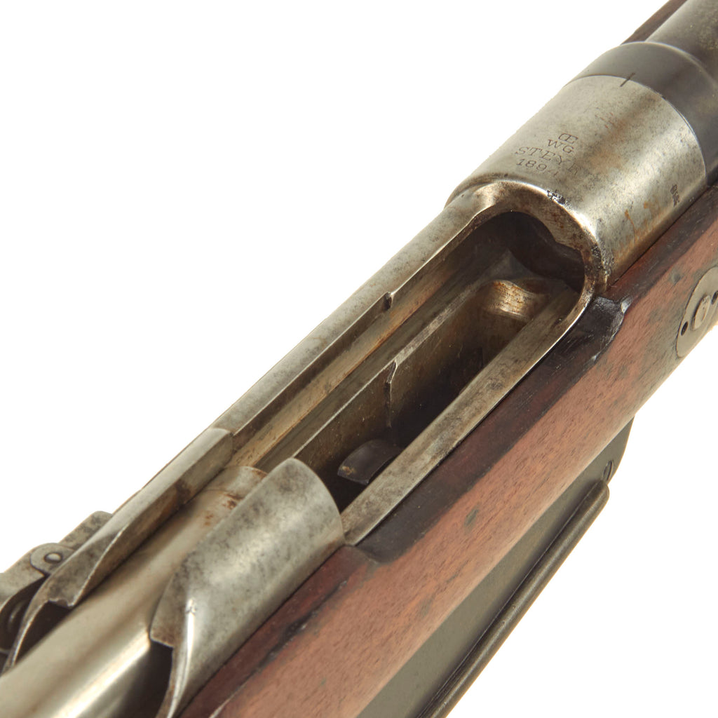 Original German Pre-WWI Gewehr 1888 Commission Rifle by ŒWG Steyr Seri ...