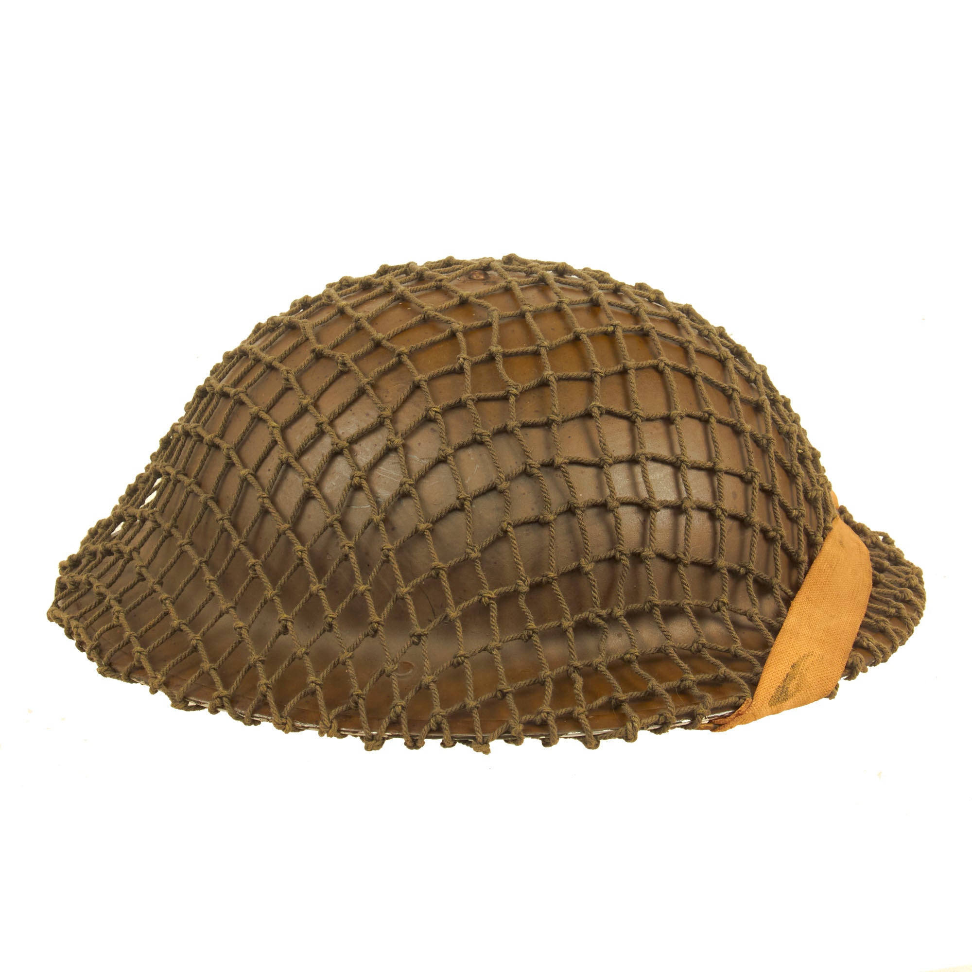 Original Canadian WWII Unit Marked Brodie MkII Steel Helmet Complete w ...