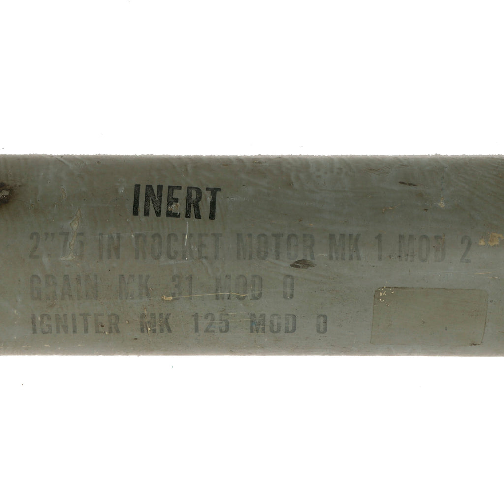 Original U.S. Vietnam War 2.75” Hydra 70 Aerial Practice Rocket with M ...