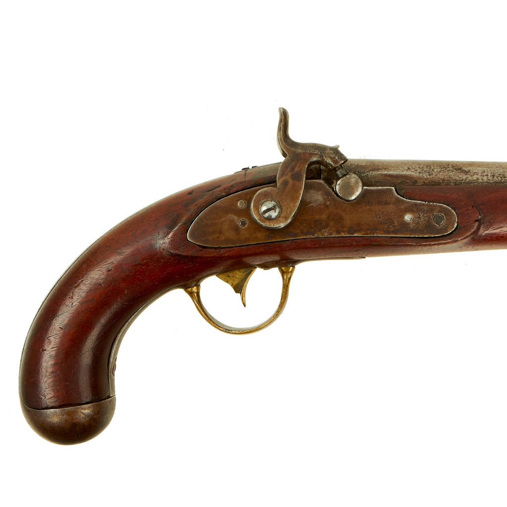 Original U.S. "Flatlock Waters" Percussion Cavalry Pistol by Asa Water ...