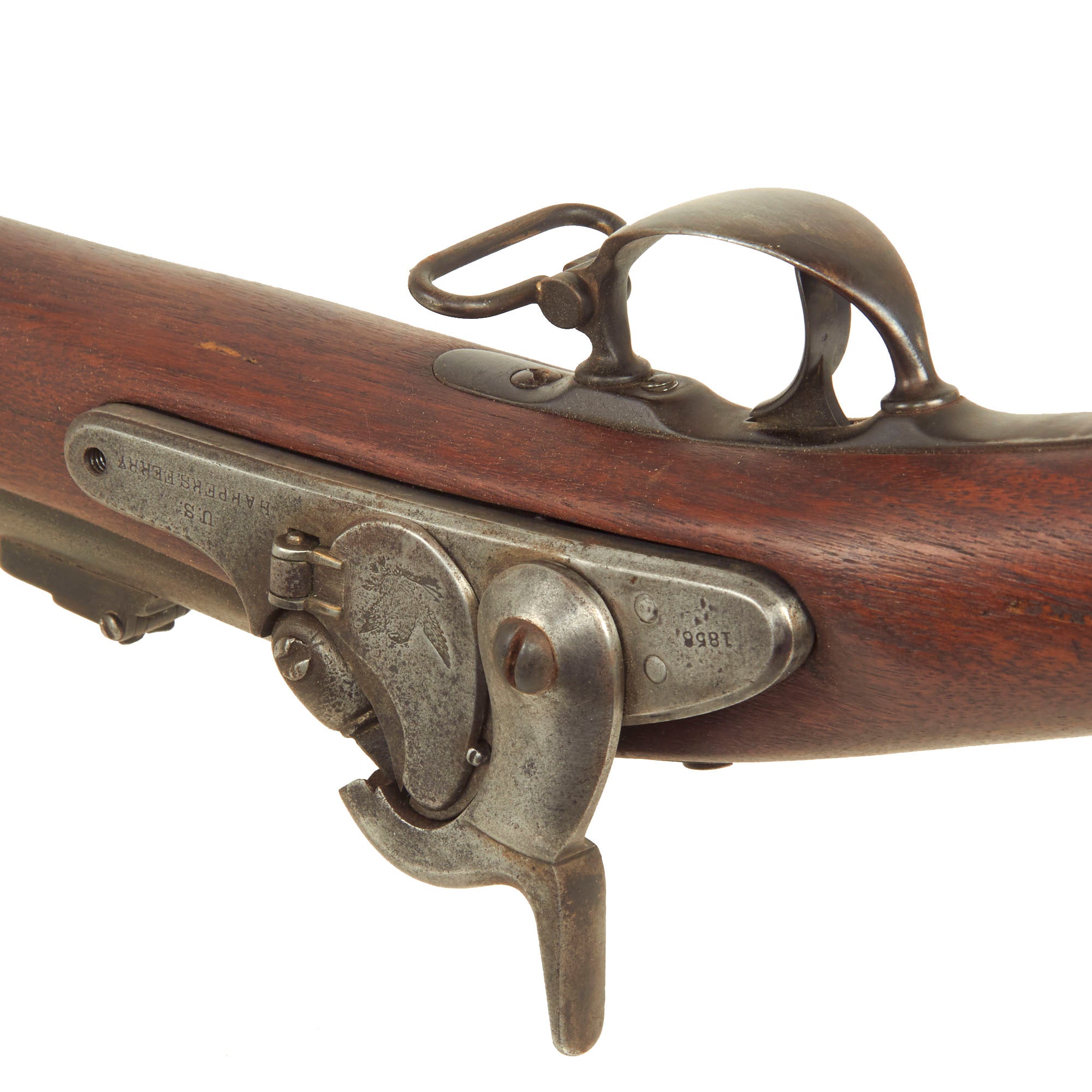 Original U.S. Civil War Springfield M1855 Rifled Musket by Harpers Fer ...