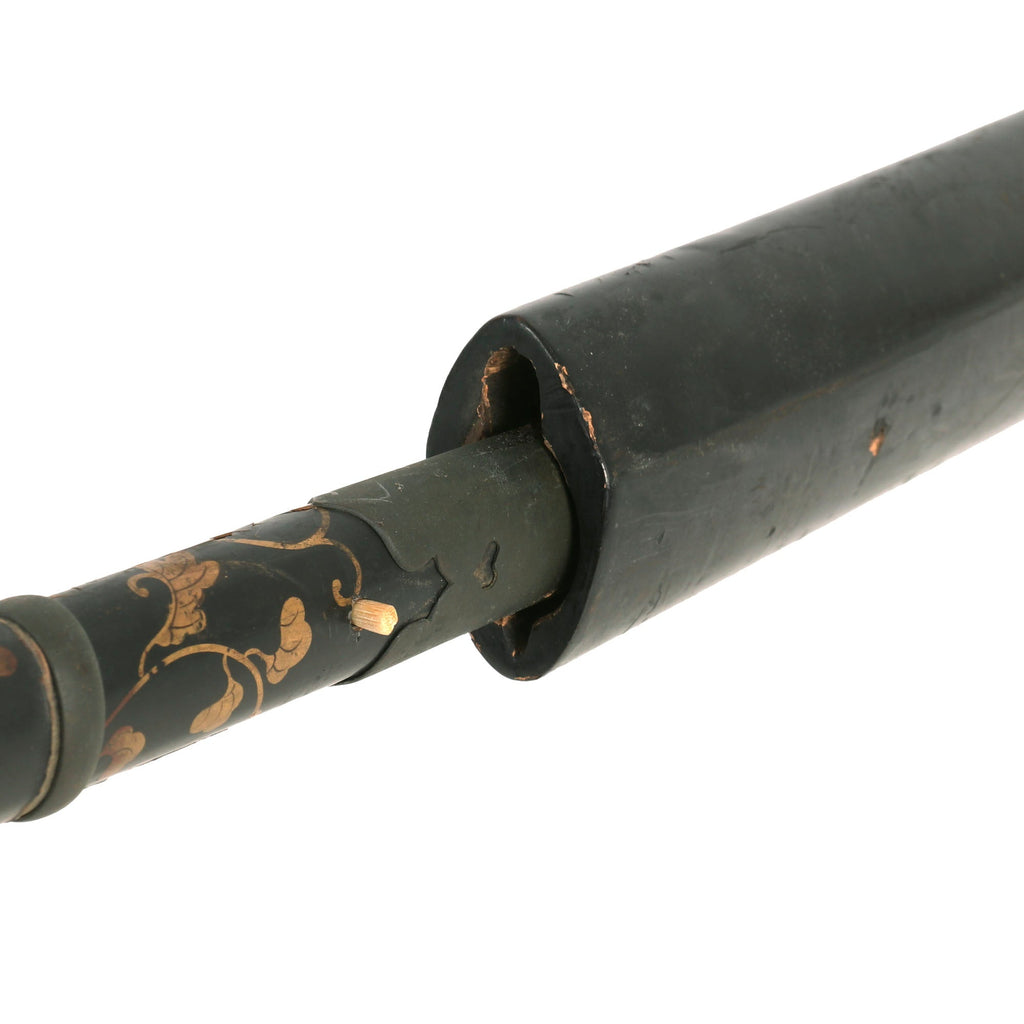 Original 18th Century Edo Period Japanese Naginata Polearm with Handma ...