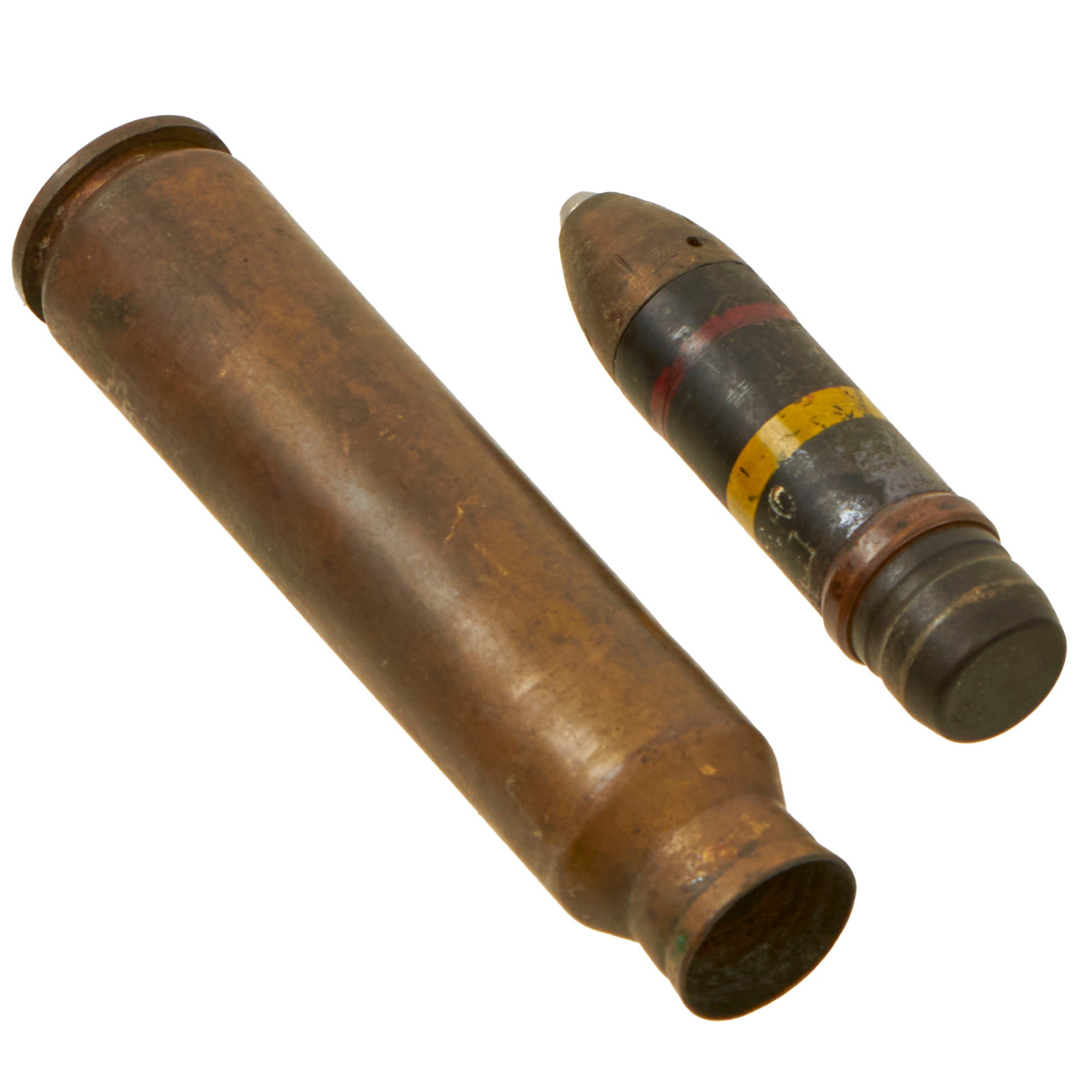 Original Japanese WWII Type 100 20mm Inert Anti-Aircraft Round for the ...