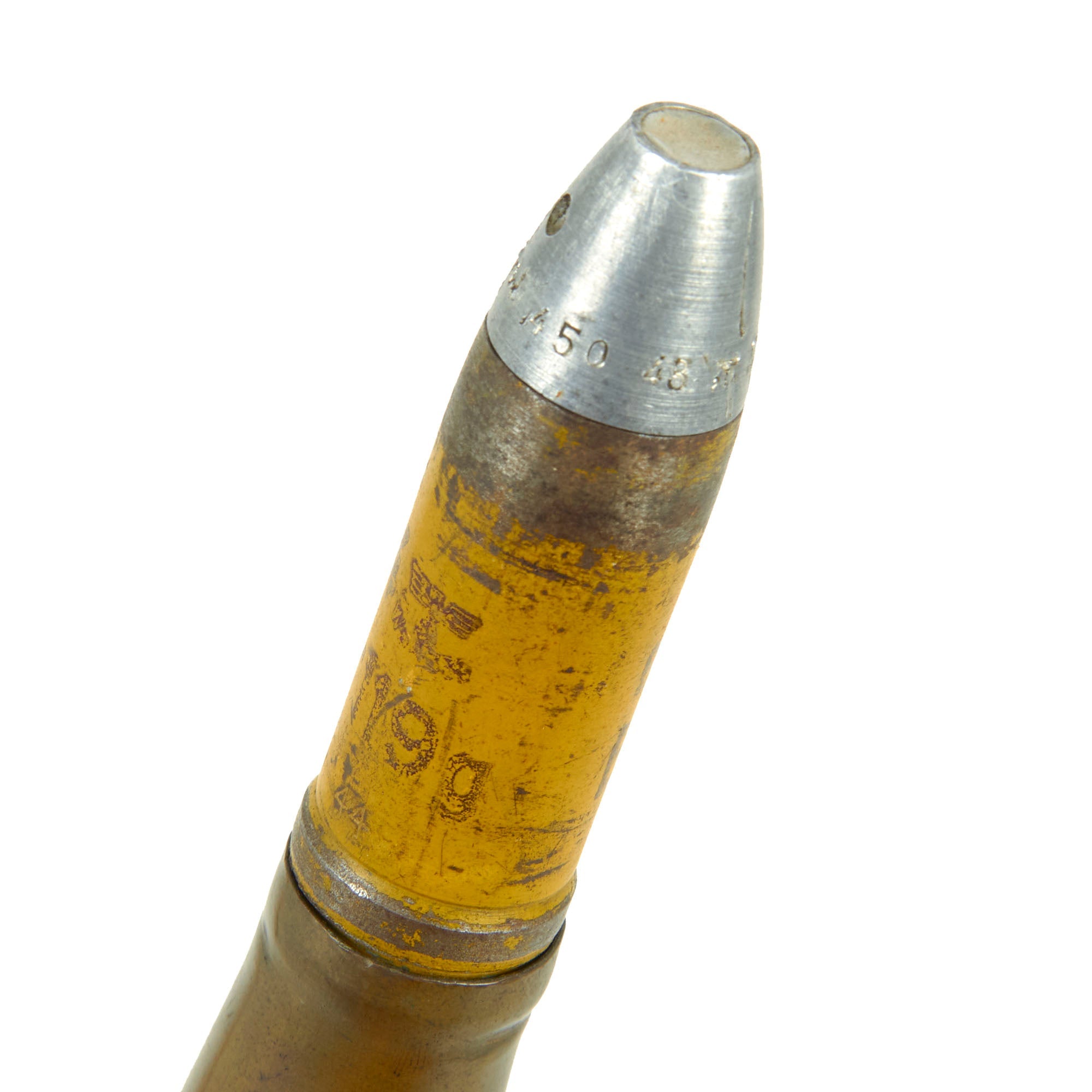 Original German WWII Inert 20mm 20×138 FlaK HE High Explosive Round ...