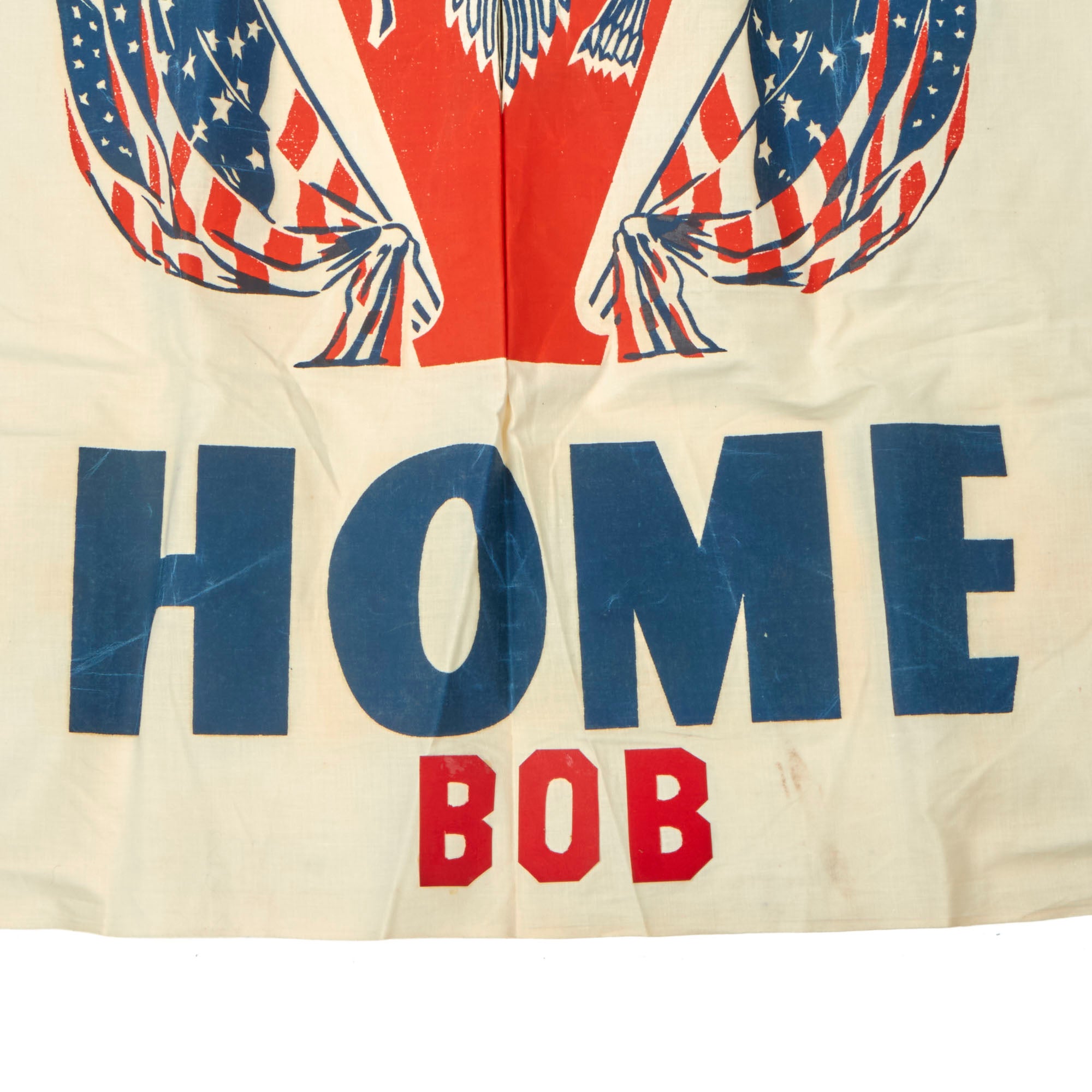 Original U.S. WWII Era “Welcome Home” V For Victory Red, White & Blue ...