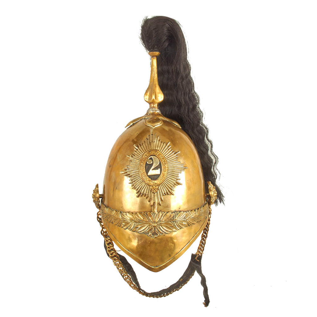Original Victorian P-1871 Light Cavalry Helmet of the 4th Royal Irish ...